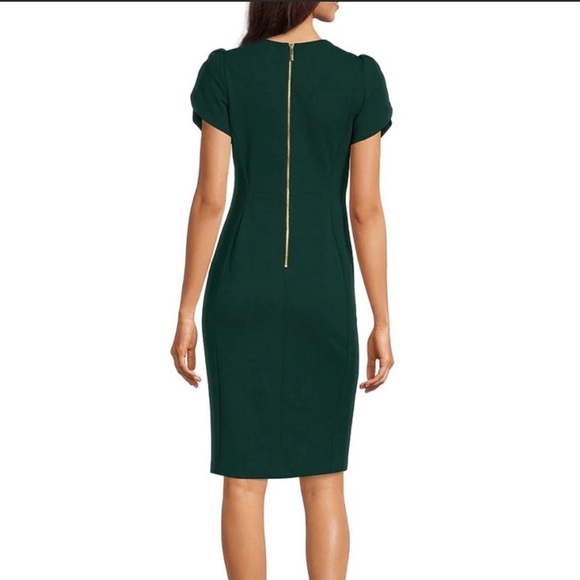 Calvin Klein | Dresses | New Wtag Calvin Klein Crew Neck Tulip Sleeve ...